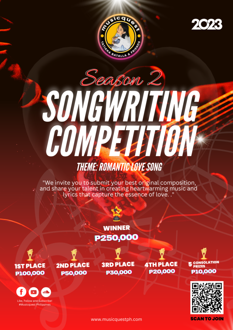 Song Writing Contest Season 2 - Musicquest Philippines